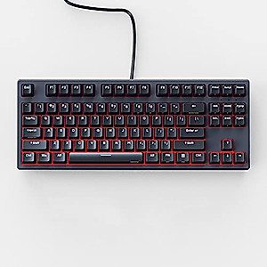 OSALADI RGB Keyboard Mechanical Keyboard Keypad USB Gaming Keyboard 87 Keys Keyboard Combo Cordless Mechanical Keyboard Set for PC Laptop Mechanical Keyboard Mice Mechanical Keyboard