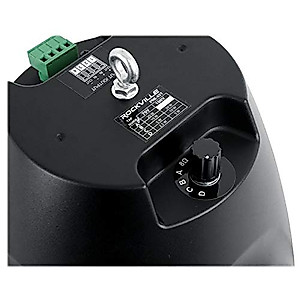 Rockville (6) PEN-65T Black 6.5" 70V Hanging Pendant Speaker Commercial/Restaurant