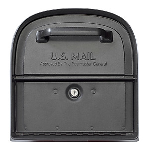 Architectural Mailboxes 6300P-10 Locking Parcel Mailbox, X-Large, Pewter