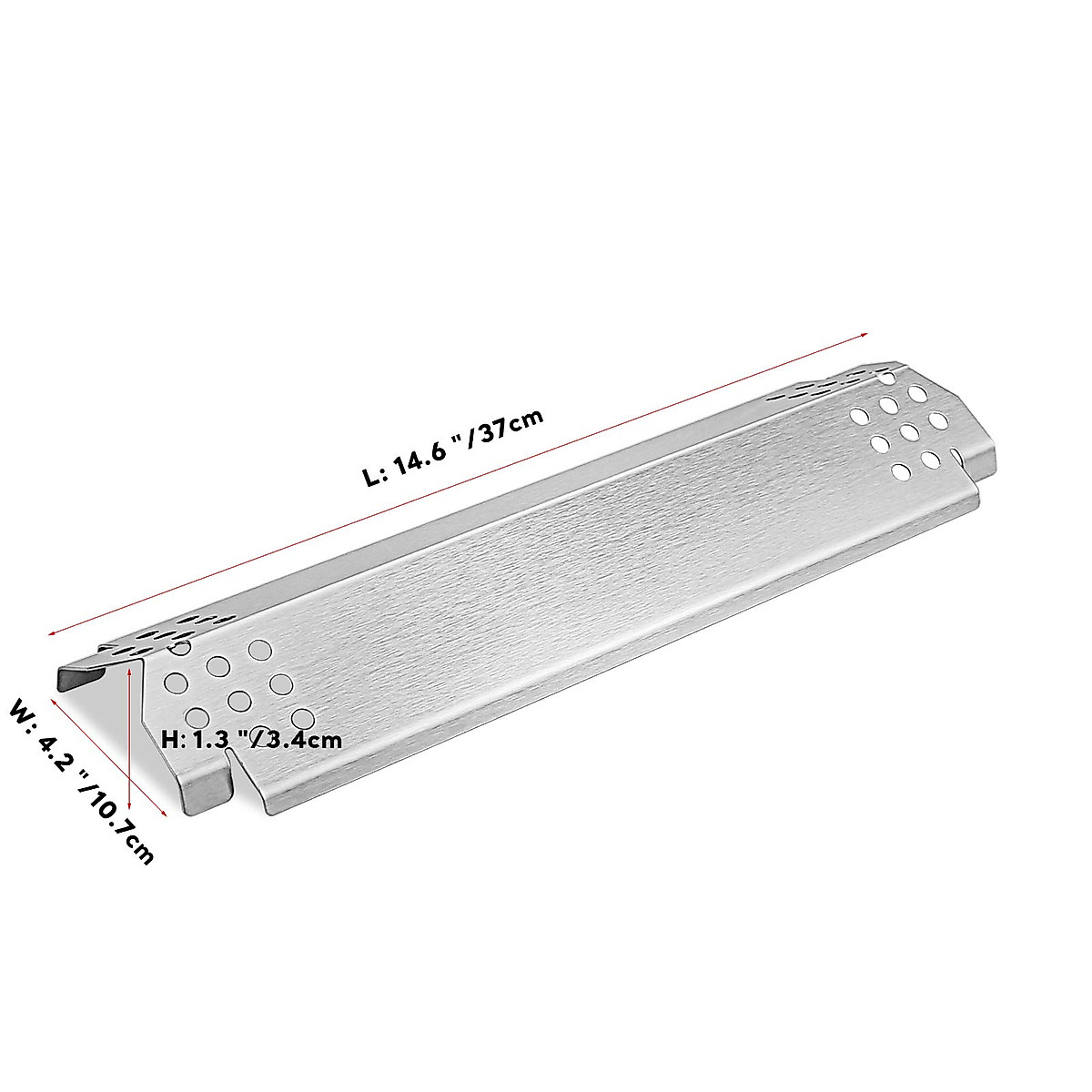 Uniflasy Grill Parts Heat Plates Shield Tent for Nexgrill 720-0830H 720-0898 720-0896B 720-0896C 720-0896E Replacement Parts for 720-0888N 720-0882S 720-0888 720-0882A 720-0896 720-0888A Gas Grills