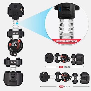 JIONET Hinged ROM Elbow Brace for Men Women, Adjustable Post OP Elbow Brace Stabilizer Splint Arm Injury Recovery for Support After Surgery (Color : Black, Size : Left Arm)