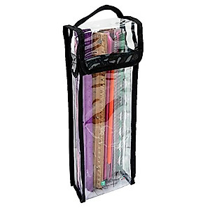 Totally-Tiffany EZ2O Brandee Buddy Bag - for Rulers or Knitting Needles - 3 Pack, 13 x 4.5 x 2.5 Inches