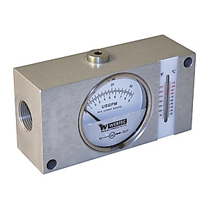 Webtec Flow Meter with Thermometer