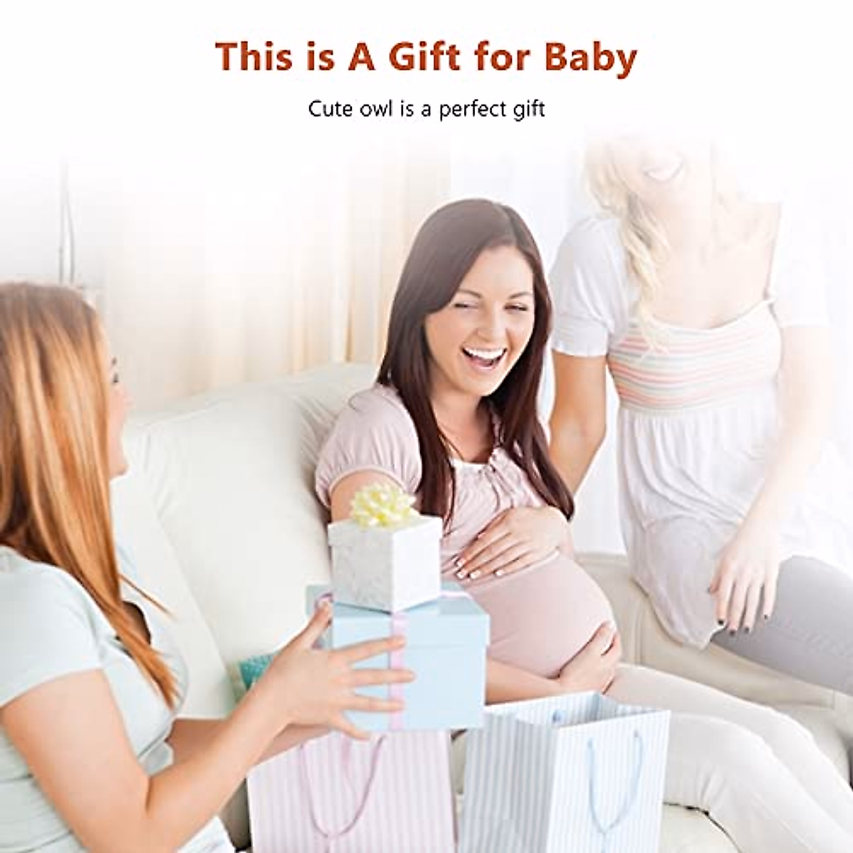 SOAIY White Noise Machine, Portable Sound Machine for Baby with Night Light, 8 Soothing Sounds and 3 Timers for Traveling, Sleeping