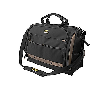 Custom Leathercraft1539 Multi-Compartment 50 Pocket Tool Bag