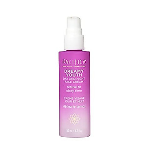 Pacifica Beauty, Dreamy Youth Day and Night Face Cream, Daily Hydrating Facial Moisturizer, For All Skin Types, Made with Peptides and Floral Stem Cells, 100% Vegan and Cruelty Free