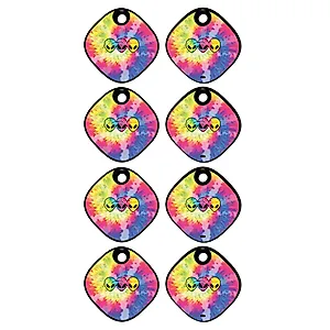 MightySkins Skin Compatible with Samsung Galaxy SmartTag (4 Pack) - Groovy Aliens | Protective, Durable, and Unique Vinyl Decal wrap Cover | Easy to Apply, Remove, and Change Styles | Made in The USA