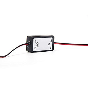 Dasaita 12V DC Power Relay Capacitor Filter Rectifiers for Car Rear View Back Up Camera -Aftermarket Camera