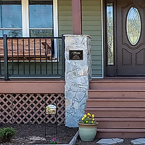 Please Watch Your Step Sign, for Indoor/Outdoor Home or Business Use 3.55" x 5.15" (with Strong Adhesive Tape) - PMA011