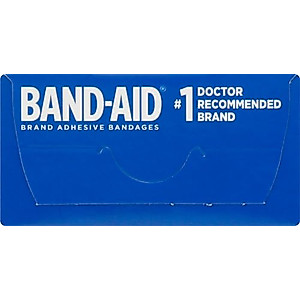 Band-Aid Brand Flexible Fabric Adhesive Bandages, Comfortable Flexible Protection & Wound Care of Minor Cuts & Scrapes, Quilt-Aid Technology to Cushion Painful Wounds, All One Size, 30 ct