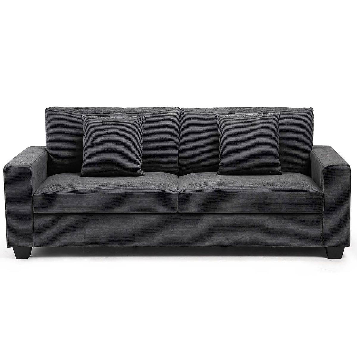 GAOMON Couch for Living Room 83-inch Comfy Sofa Couch 3 Seater Couch Modern Sofa with Deep Seat for Bedroom Apartment Home Office (Corduroy)