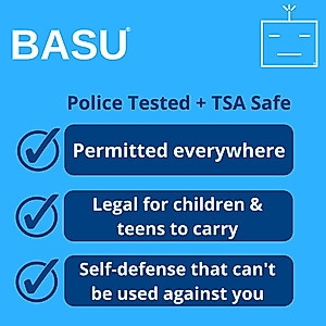 BASU eAlarm WRX Wearable 120dB Emergency Alarm for Walking & Jogging, Self-Defense, SOS, Emergencies with USB Charging