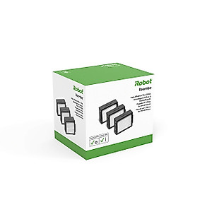 iRobot Roomba Authentic Replacement Parts - Roomba e, i, & j Series High-Efficiency Filter, (3-Pack) - 4639161 , White