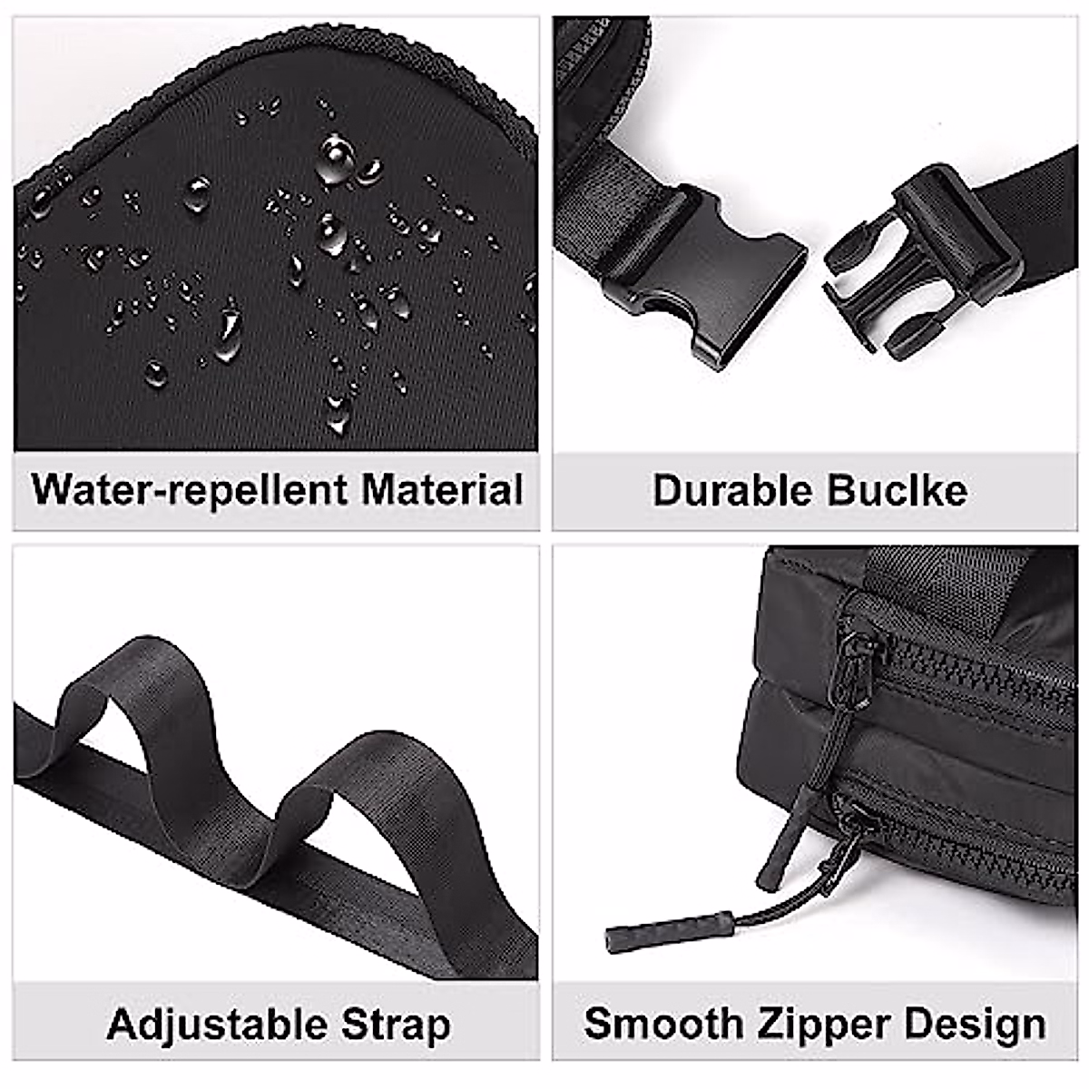 CLUCI Small Belt Bag for Women, Crossbody Everywhere Waist Packs Trendy, Women's Fanny Pack with Adjustable Strap