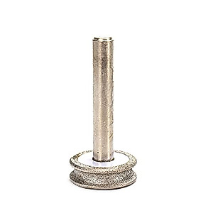 BAINUO 2mm Diamond Coated Grinding Mounted Point Bits Burrs 1/4'' Shank Polishing Rotary Tools for Bracelet Ring Jade Carving or Pet Nail File & Clippers for Dogs Cats