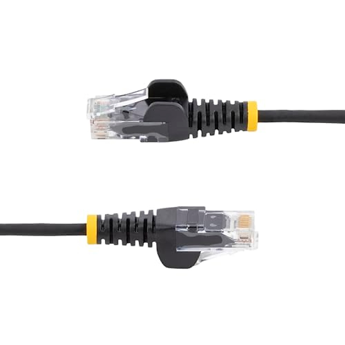 StarTech.com 1.5 m CAT6 Cable - Slim CAT6 Patch Cord - Black - Snagless RJ45 Connectors - Gigabit Ethernet Cable - 28 AWG (N6PAT150CMBKS)