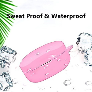 Sony WF-1000XM4 Case Cover, Soft Silicone Protective Case Skin Night Glow for Sony WF-1000XM4, Shockproof, Luminous Earbuds Case with Keychain, Glow in Dark, Wireless Charging