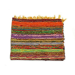 Handmade Braided Chindi Rug, Rag Rug, Area Rug, Carpet Rug, Runner Rug 3x5 Foot, 4x6 Foot, 5x7 Foot, Indian Carpet (3x5 Foot)