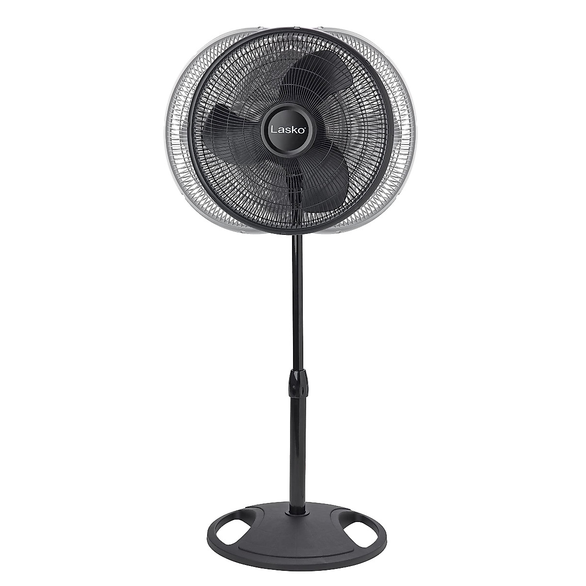 Lasko 2521 16" Oscillating Stand Fan, 16 Inch, Black