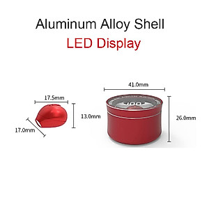 Loluka Mini Single Earbud Wireless Earbud Small Bluetooth Earphone LED Display Electricity Headset for Sleep on Side, Running, Workout, Travel, Handsfree for iOS Android