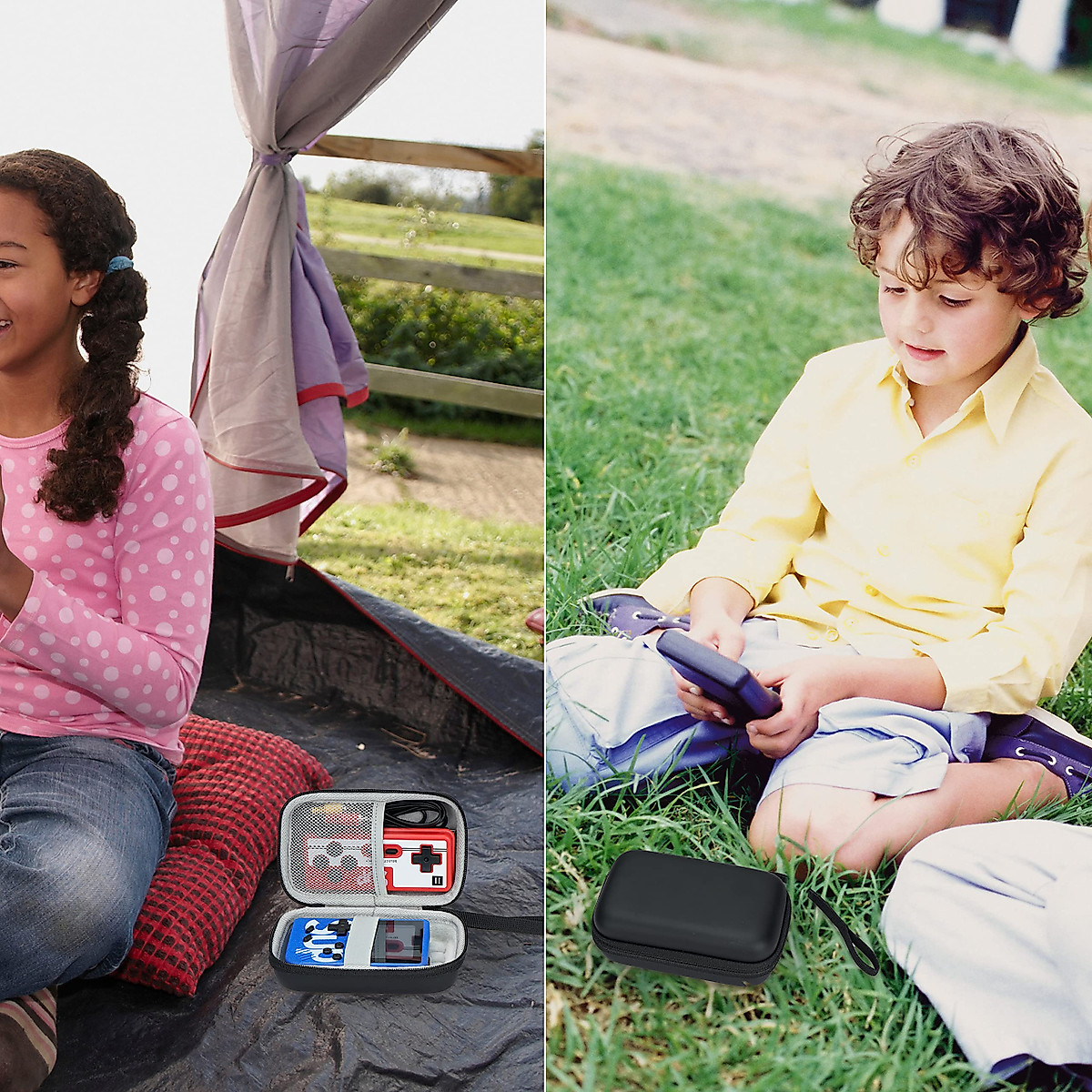 Hard Carrying Holder Compatible with Handheld Game Console- Game Boy Case Only