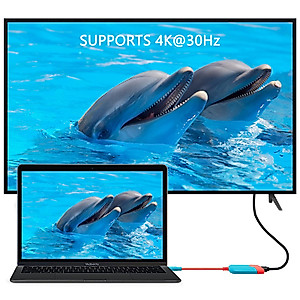 Portable Switch Dock for Nintendo Switch HDMI Adapter Switch Portable Dock for Nintendo Switch TV Adapter Switch Adapter for TV Switch Travel Dock 3-In-1 Switch Docking Station Switch USB C to HDMI