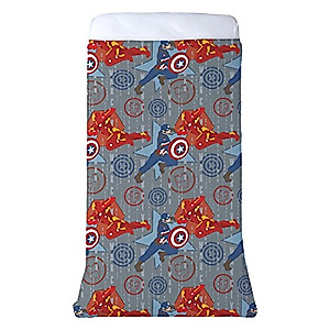 Marvel Captain America Civil War All-In-One Blanket & Sheet Reversible 60" X 80" Comfy Cover