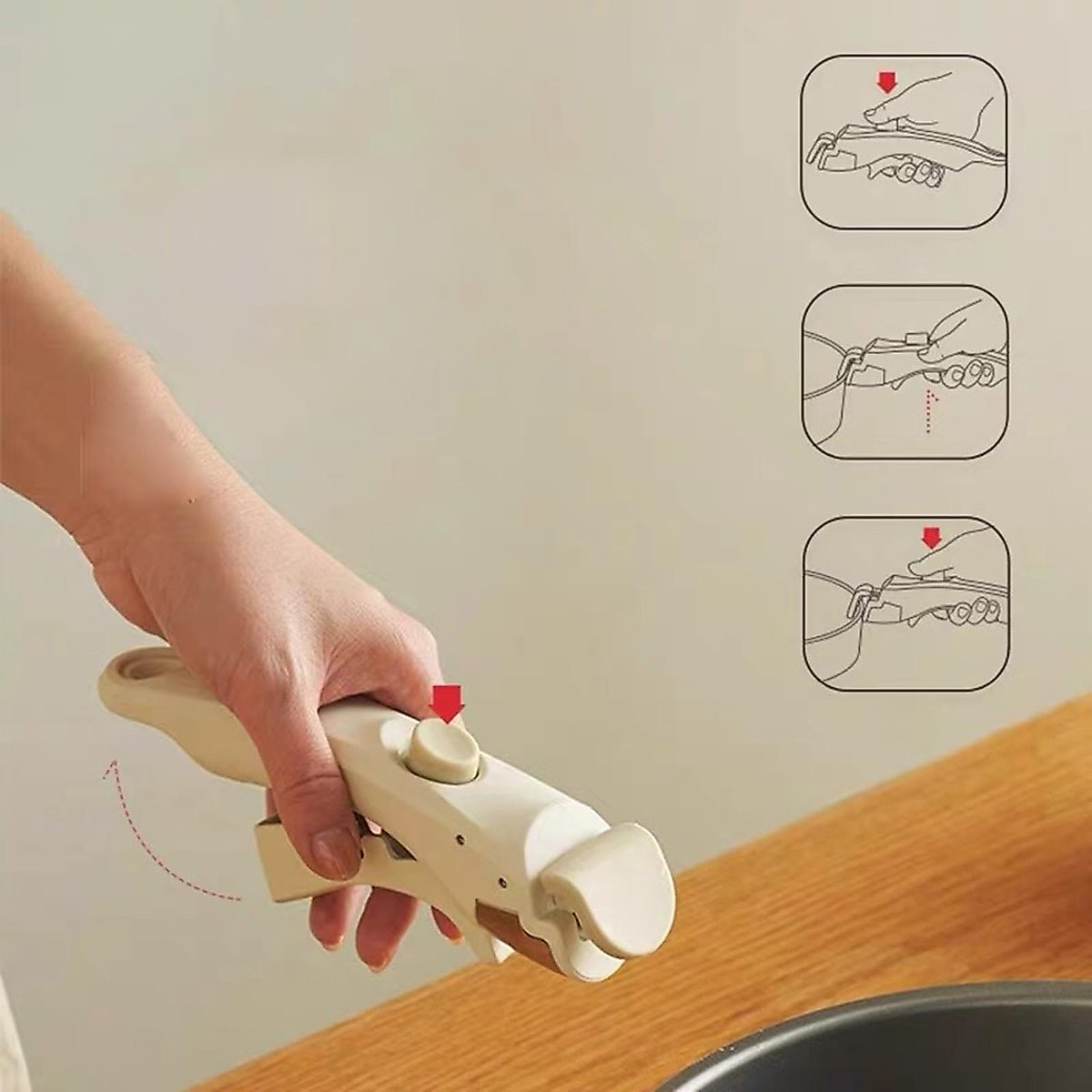 Cookware Grip Handle | Detachable Pan Handle | Replacement Cookware Handle | Sturdy Pot Handle, Frying Pan Handle, Stockpot Handle, Detachable Grip Handle, Pan Grip Replacement, Frying Pan Grip