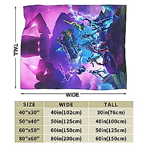 Game Air Conditioning Blanket Soft Warm Throw for Sofa Anime Living Room Bedding Travel Gift50 X40