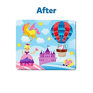 Skillmatics Art Activity - Dot It Unicorns & Princesses, No Mess Sticker Art for Kids, Craft Kits, DIY Activity, Gifts for Boys & Girls Ages 3, 4, 5, 6, 7, Travel Toys