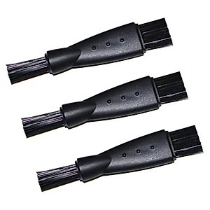 HQRP 3-Pack Cleaning Brush Compatible with Emjoi Erase e6, AP-18, Epi Slim+ e18, AP-18R, e60, AP-18MS, AP-9PB, AP-17L, AY-5, Prestige-21, AP-10LR Epilator