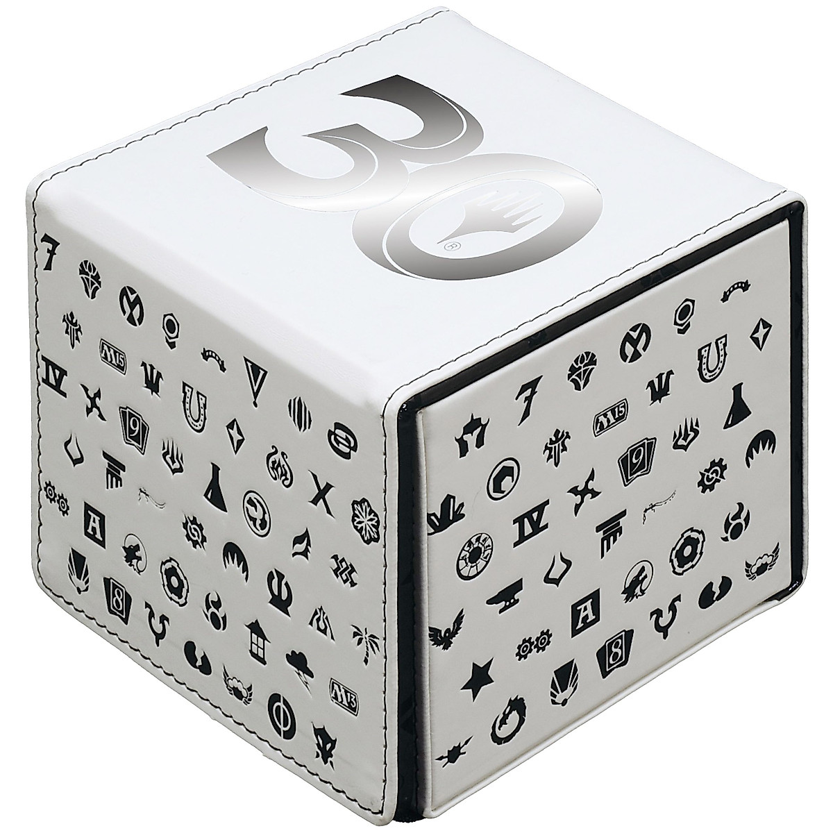 Ultra Pro - 30th Anniversary Alcove Edge for Magic: The Gathering, Store & Protect up to 100 Standard Size MTG Cards, Great for Commander Deck, Side Loading Deck Box, Premium Leatherette Finish