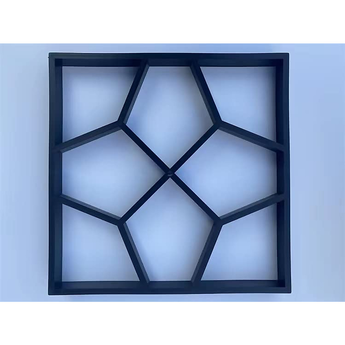 Concrete Molds and Forms,2Packs 15.7 x 15.7 x 1.6 inch DIY Reusable Walkway Walk Maker Pathmate Paving Pavement Stepping Stone Outdoor Paver Path Garden Lawn Yard Patio Cement Mold