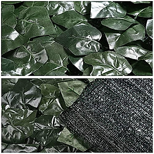 Artificial Ivy Hedge Roll, Ivy Leaves Screening Decorative Fence, Privacy Green Wall, 59x196 Vine Privacy Fence Wall Screen Faux Ivy Leaf Artificial Hedge Fencing Privacy Fence Screen Decorative
