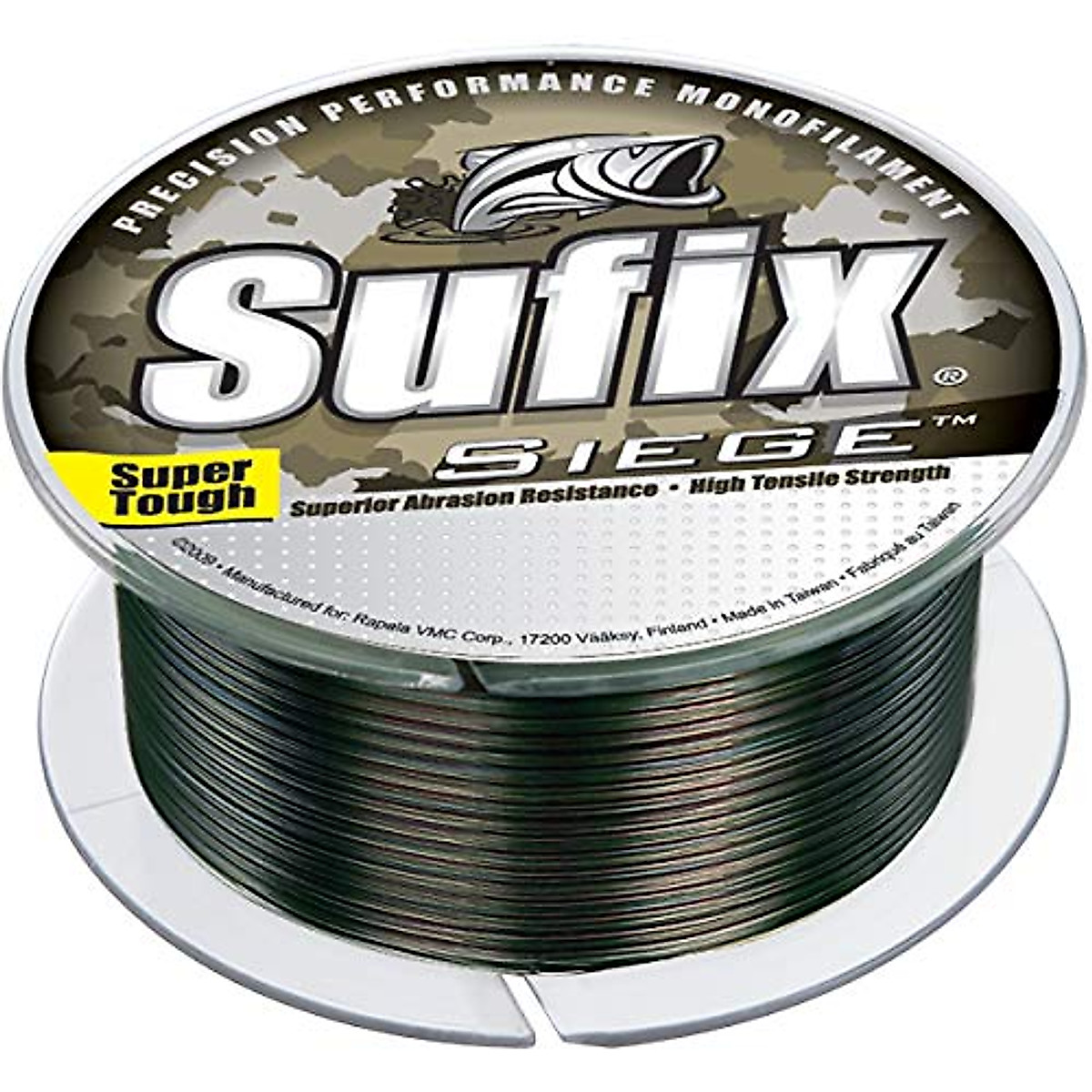 Sufix Siege 330-Yards Spool Size Fishing Line (Camo, 8-Pound)