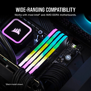 Corsair Vengeance RGB PRO SL Series DDR4 Light Enhancement Kit (Contains No Physical Memory, Dynamic Ten-Zone RGB Lighting, Wide Compatibility with Most Intel® and AMD DDR4 Motherboards) White