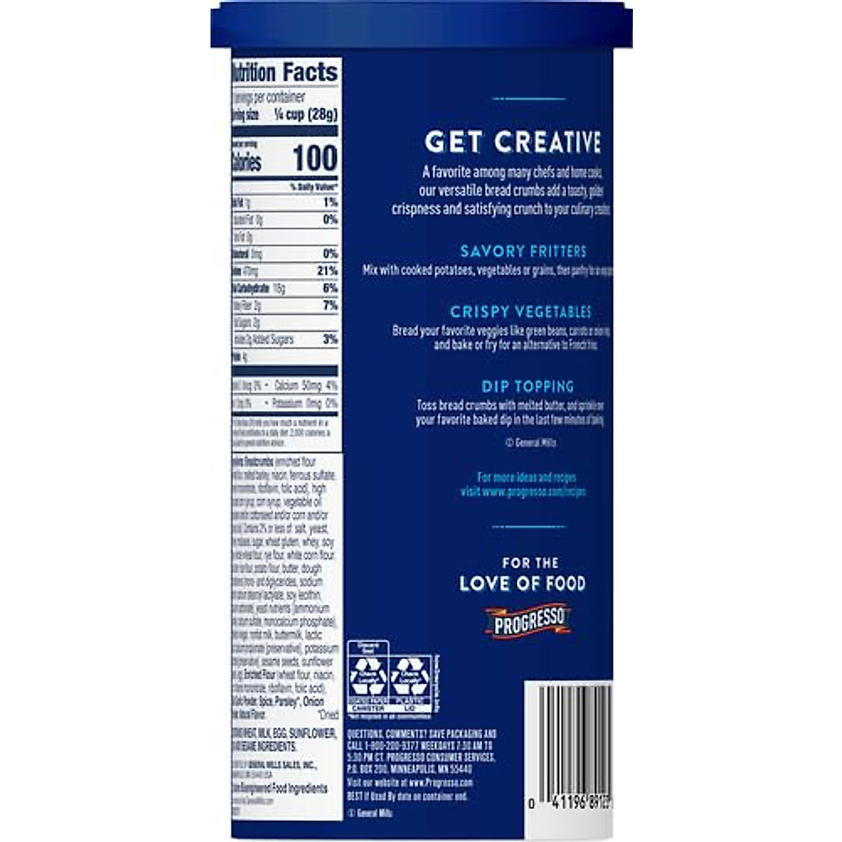 Progresso, Garlic And Herb Bread Crumbs, 15 ounces