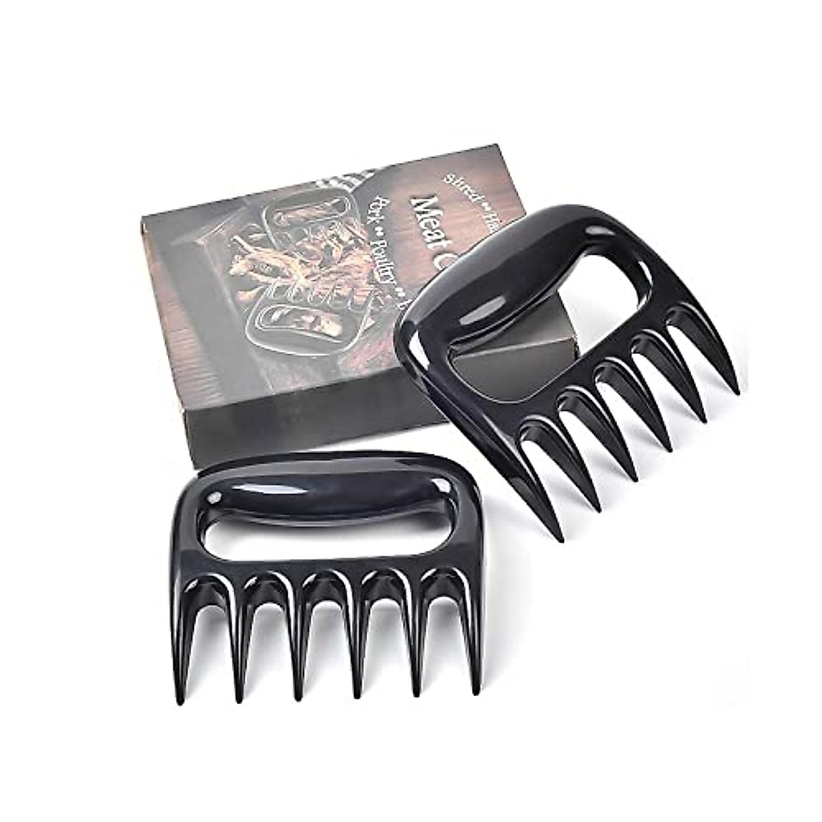 Meat Shredding Claws, Ailelan Meat Claws for Making Pulled Pork, Bear Claws for Shredding Meat, Professional Smoker Grill Accessories For Shredding, Handling and Carving Delicious Foods