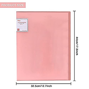 30 Pages Art Portfolios A3 Diamond Painting Storage Book Painting Storage Book Clear Storage Bag Art Portfolio Presentation Folder Art Portfolio For Diamond Painting, Sketches Painting