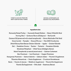 Open Farm Homestead Turkey & Chicken Grain-Free Dry Cat Food, Wild-Caught Fish Recipe with Non-GMO Superfoods and No Artificial Flavors or Preservatives, 4 lbs