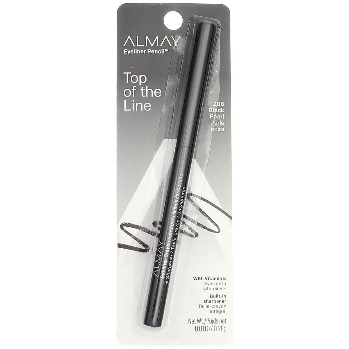 Almay intense i-color Eyeliner, Black Pearl, 0.01 ounces (Pack of 2)