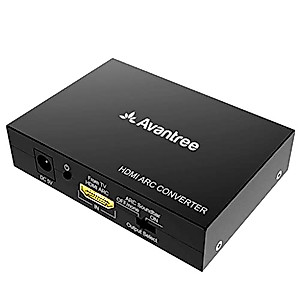 Avantree HAX05 - HDMI ARC Audio Converter TV Sound with Pass-Through Capabilities, Optical & Analog Audio Output, and CEC Support