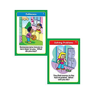 Super Duper Publications | Practicing Pragmatics Fun Deck | Conversation and Social Skills Flash Cards | Educational Learning Materials for Children