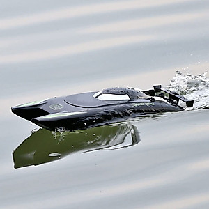 RC Speedboat 2.4GHz Remote Control Boat Ship with High Speed RC Yacht for Kids Adults Boys Girls Racing Boats with 3 Rechargeable Batteries Children's Pool Toy