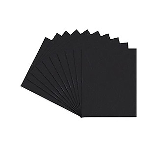 Crescent Colored Mat Board, 20 x 32 Inches, Smooth Black 921A, Pack of 10 - 405225