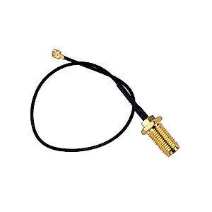 2.4G WiFi Antenna 3DBI Gain Antennas with 16cm Cable U.FL to Female SMA for Arduino CC3000 ESP8266 (3)