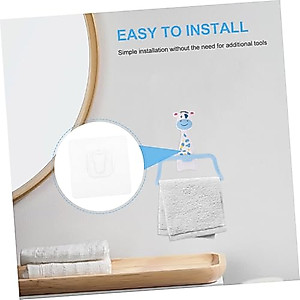 Outanaya Bathroom Shelf Towel Racks for Bathroom Wall Mounted Bathroom Door Towel Rack Bathroom Towel Rack No Drill Towel Rack Kitchen Towel Rack Towel Hanger Bath Towel Holder