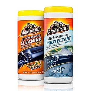 Armor All Air Freshening Wipes Car Interior Cleaning & Protectant