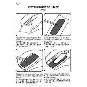 HOTLINEGAMES [Grip Upgrade] 2.0 Plus Mouse Anti Slip Grip Tape Compatible with Logitech G Pro X Superlight Wireless Gaming Mouse Skins,Sweat Resistant,Cut to Fit,Easy to Apply,Pro Performance Upgrade