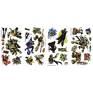 RoomMates RMK2246SCS Teenage Mutant Ninja Turtles Peel and Stick Wall Decals